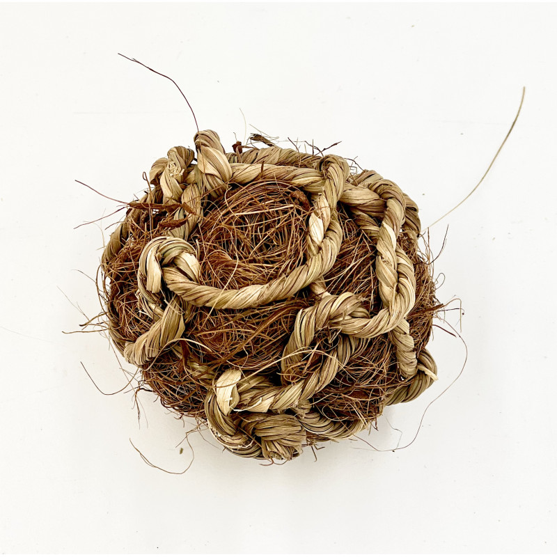 Coco Coir Ball Chew Toy for Small Pets | Natural Enrichment Toy