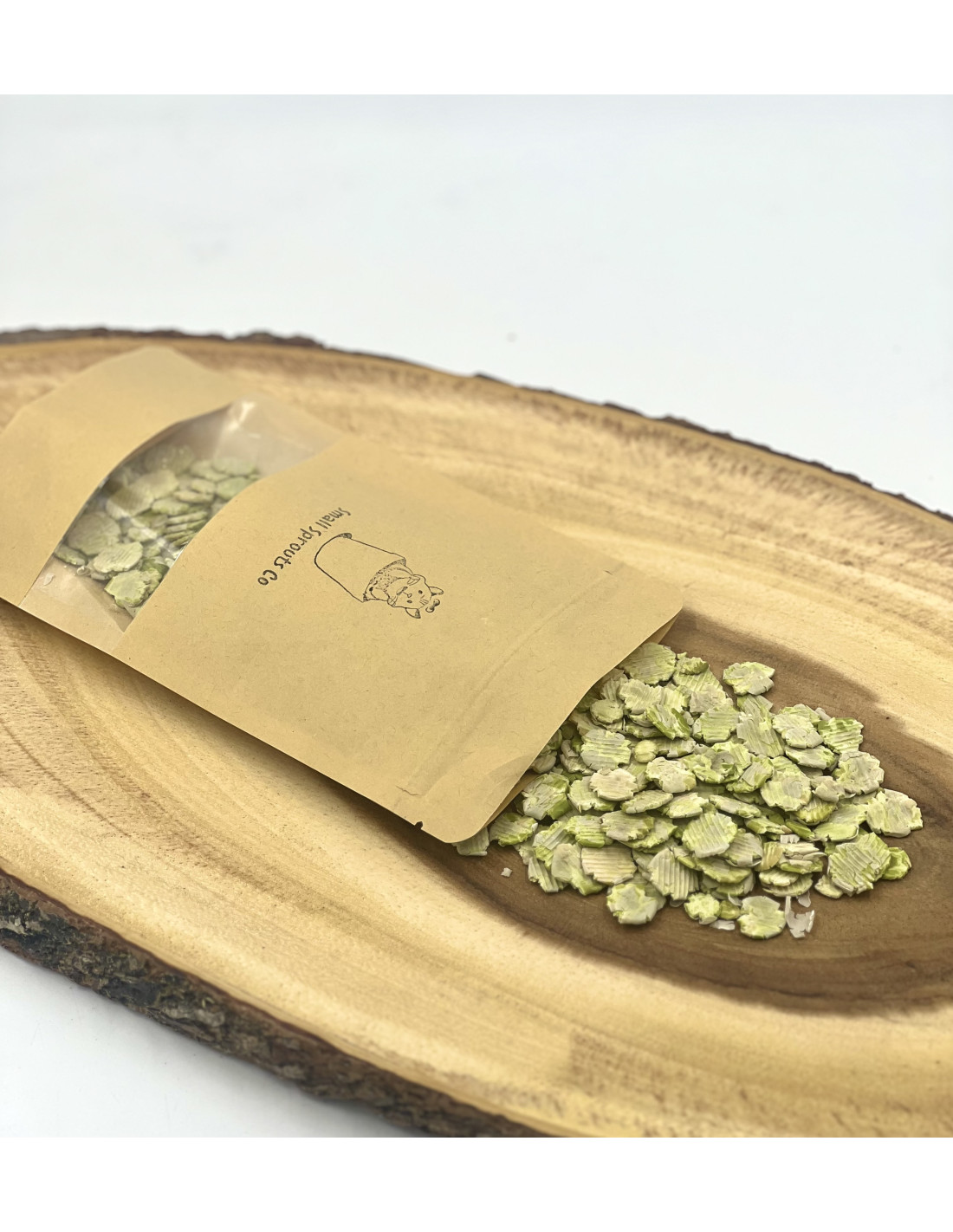 100% natural dried pea flakes