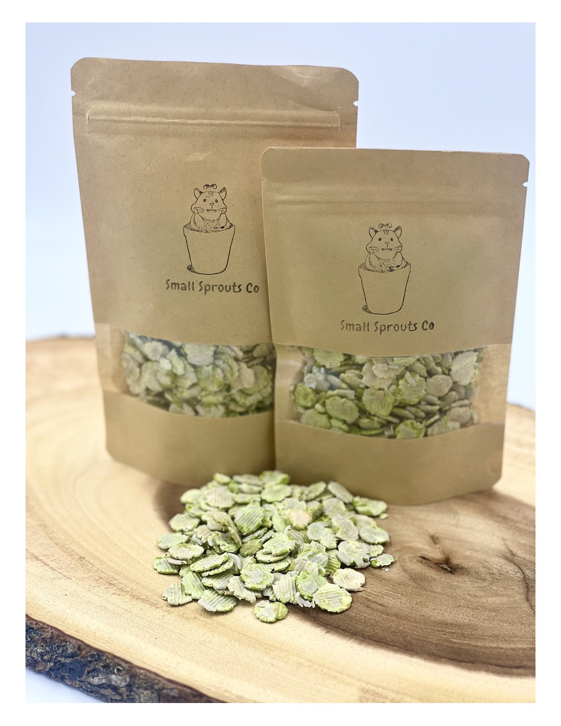 100% natural dried pea flakes