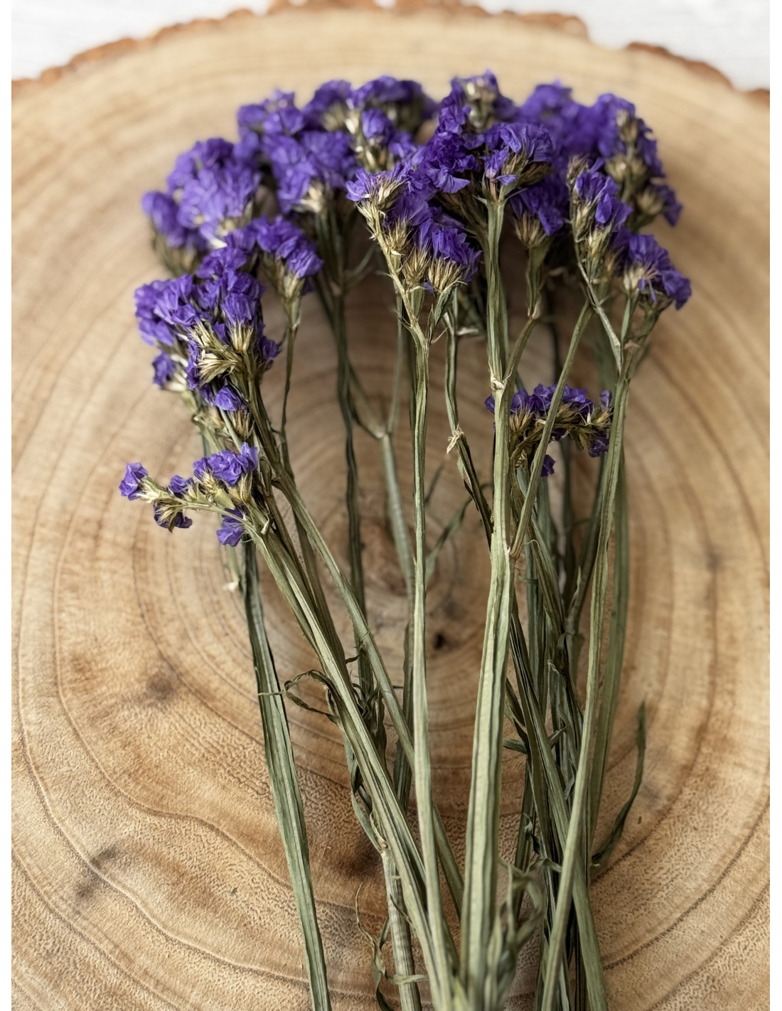 Dried Purple Statice Flower Spray